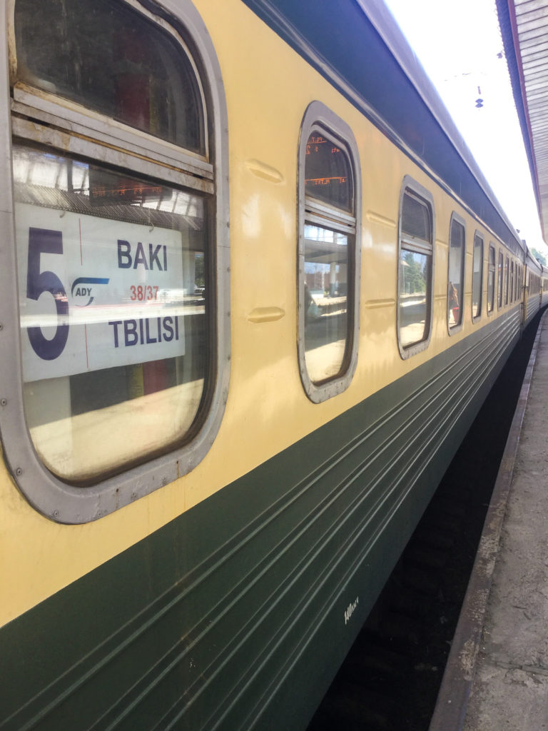 Overnight Train from Baku to Tbilisi via Azerbaijan Railways