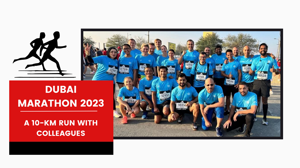 Dubai Marathon 2023 | 10-KM Run in Expo City with Colleagues